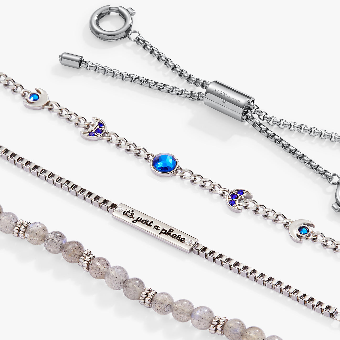 Moon Phase Stranded™ Bracelet Set – ALEX AND ANI