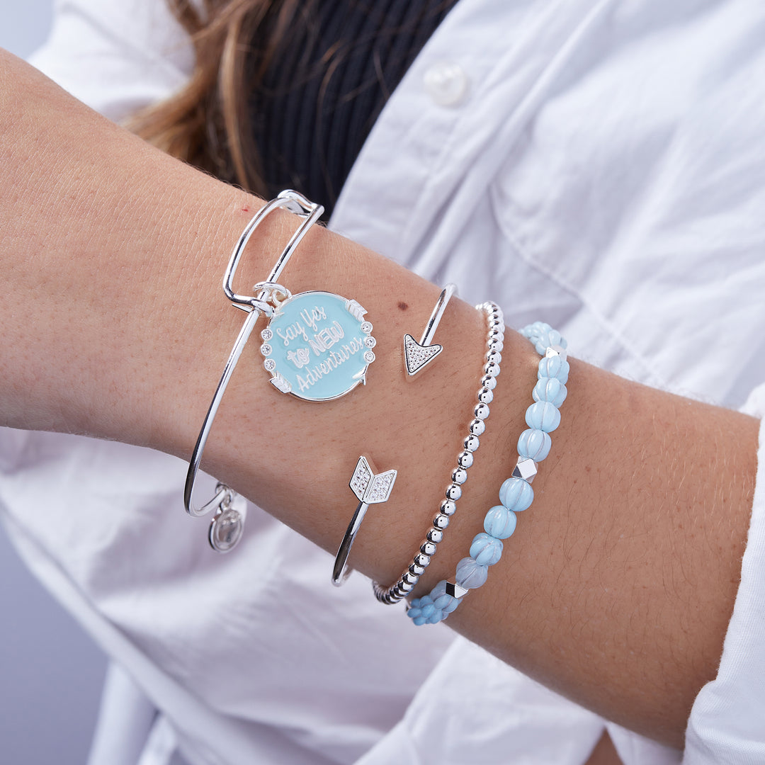 Turquoise Beaded Bangle – ALEX AND ANI