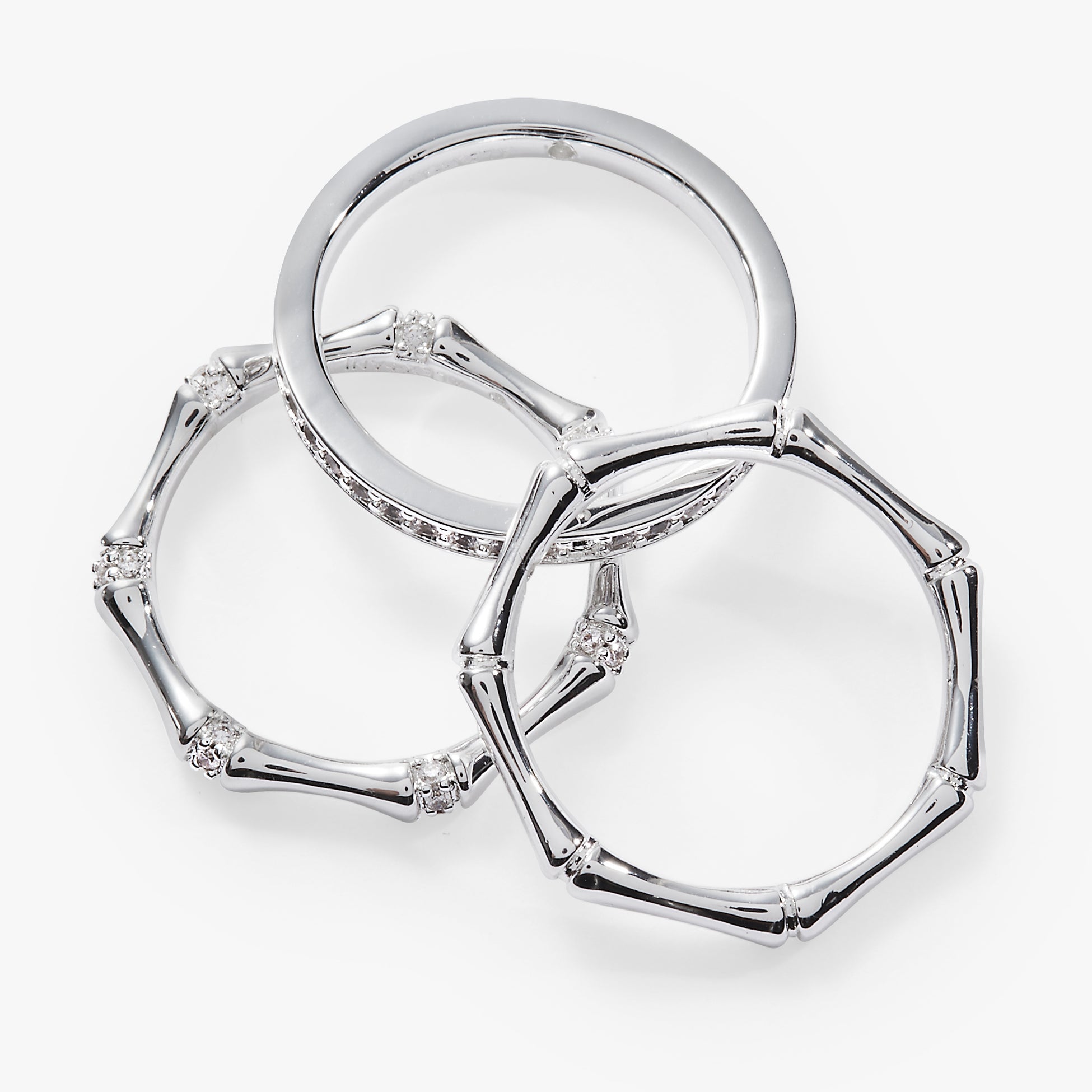 Bamboo Trio Ring Set – ALEX AND ANI