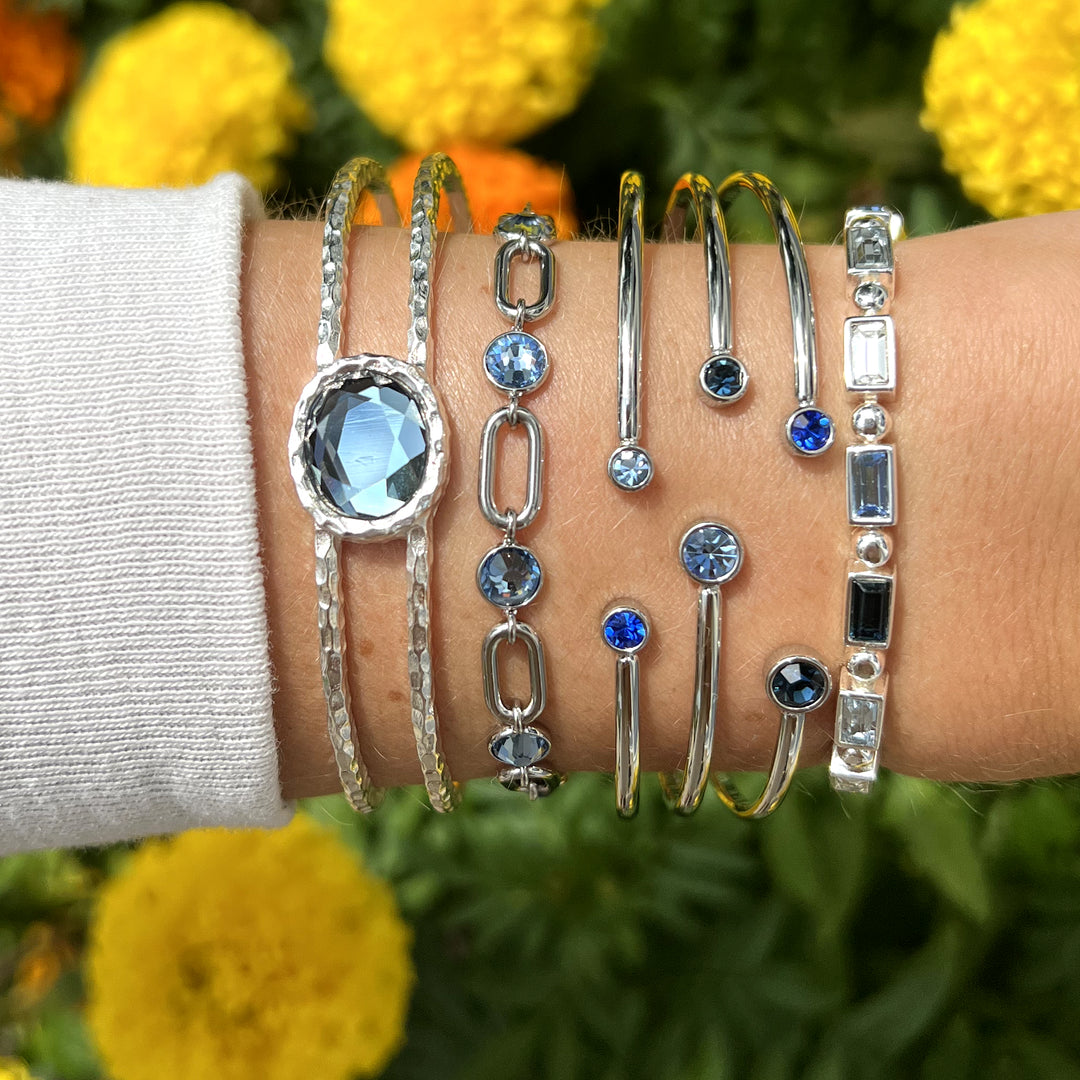 Multi Crystal Hinge Cuff Bracelet | Alex and Ani – ALEX AND ANI