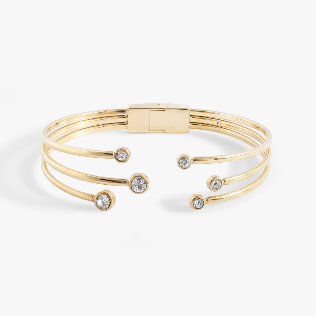 Multi Crystal Hinge Cuff Bracelet | Alex and Ani – ALEX AND ANI