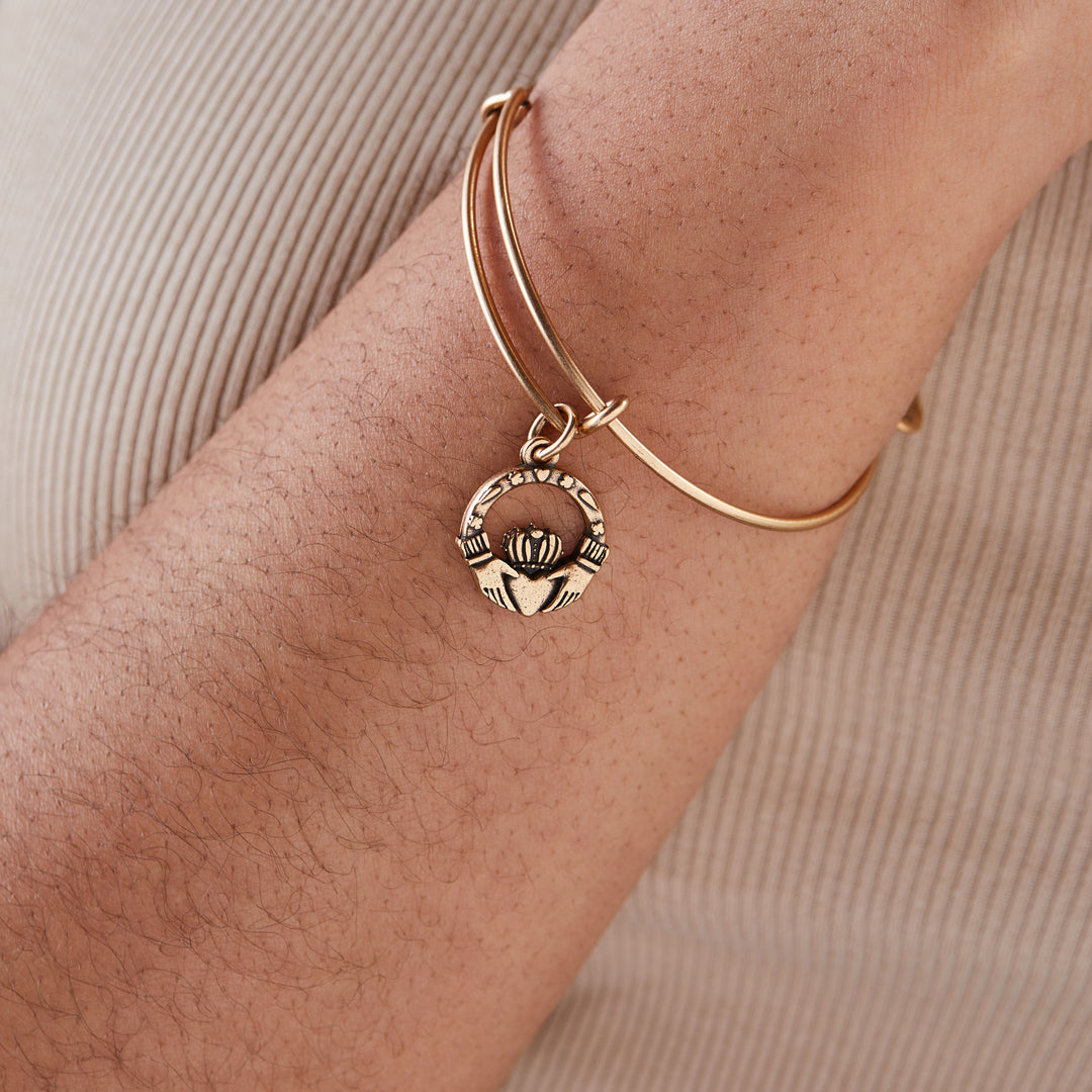 Claddagh Charm Bangle Bracelet | Alex and Ani – ALEX AND ANI