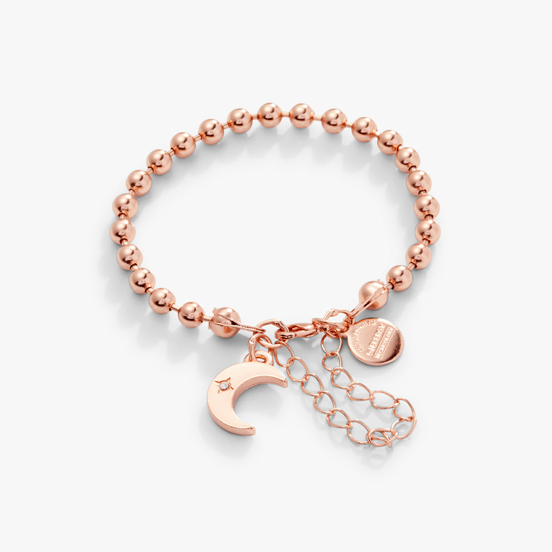 Crescent Moon Ball Chain Bracelet – ALEX AND ANI