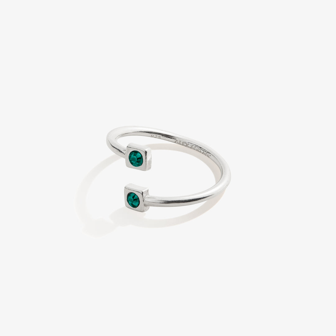 Emerald Ring Wrap, May Birthstone | ALEX AND ANI